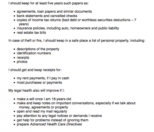 Legal Health Checklist – Open Law Lab