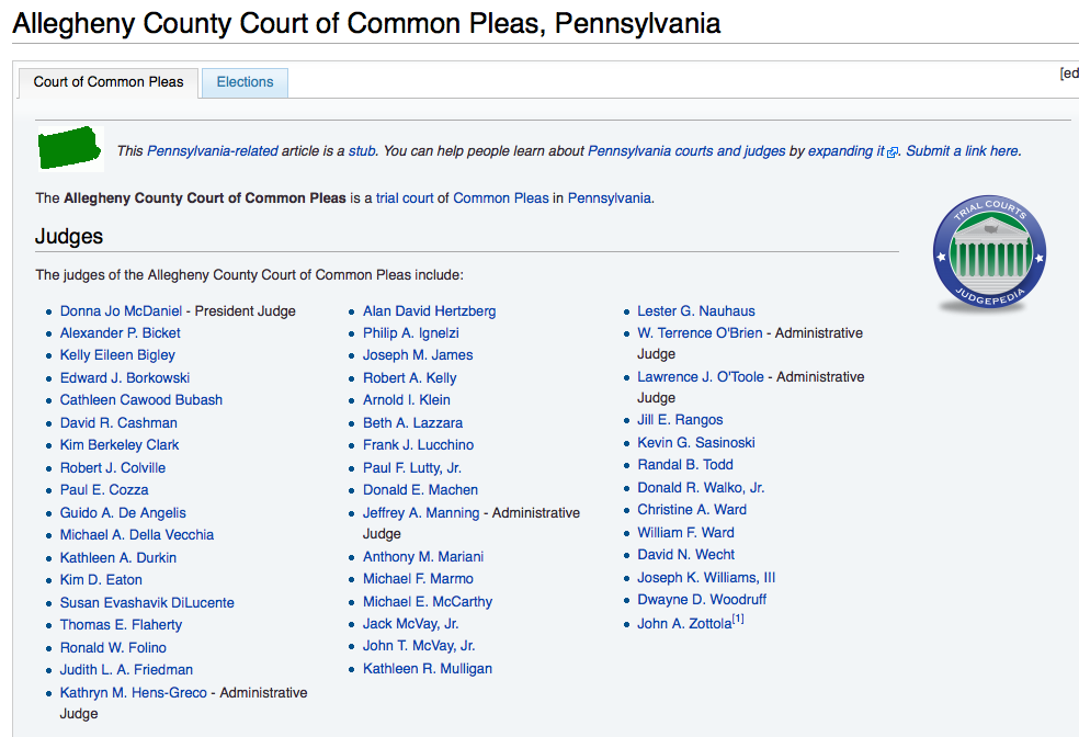 Judgepedia & crowdsourcing court-user info – Open Law Lab