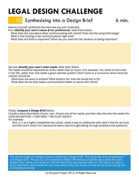 Legal Design workbook – Open Law Lab