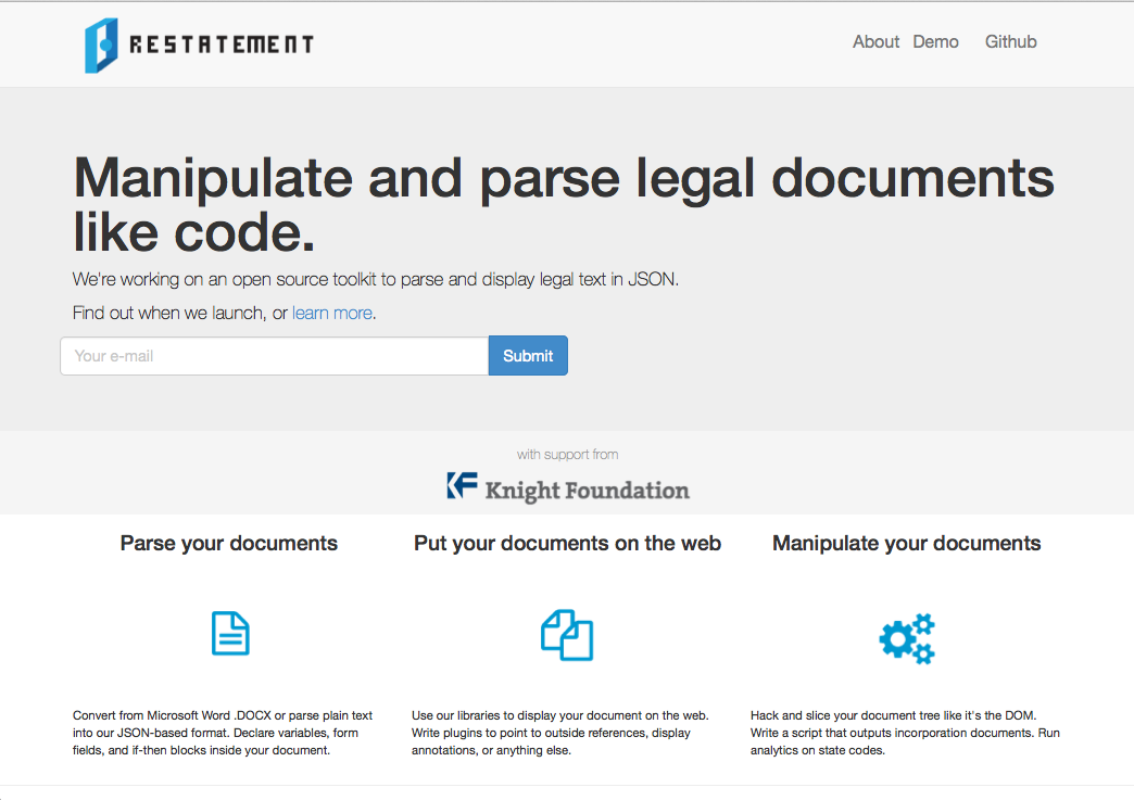 Githubbing Law: Open-source legal doc repositories – Open Law Lab