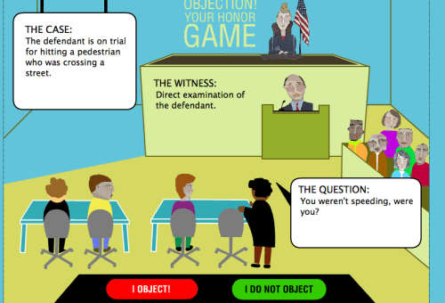Lightweight law games & Objection! Your Honor evidence game – Open Law Lab