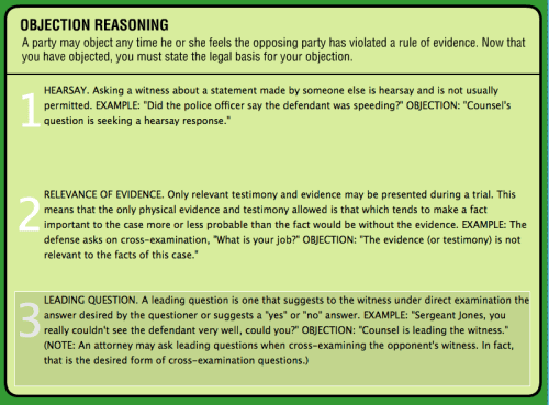 Lightweight law games & Objection! Your Honor evidence game – Open Law Lab