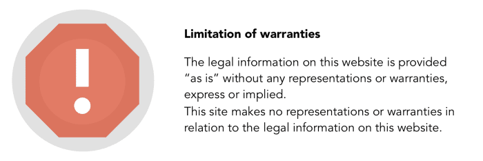 Can we standardize Legal Warning icons? – Open Law Lab