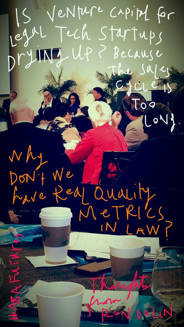 Legal innovation thoughts from Ron Dolan #abafutures – Open Law Lab