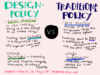 What is a design approach to policy vs traditional policy-making ...